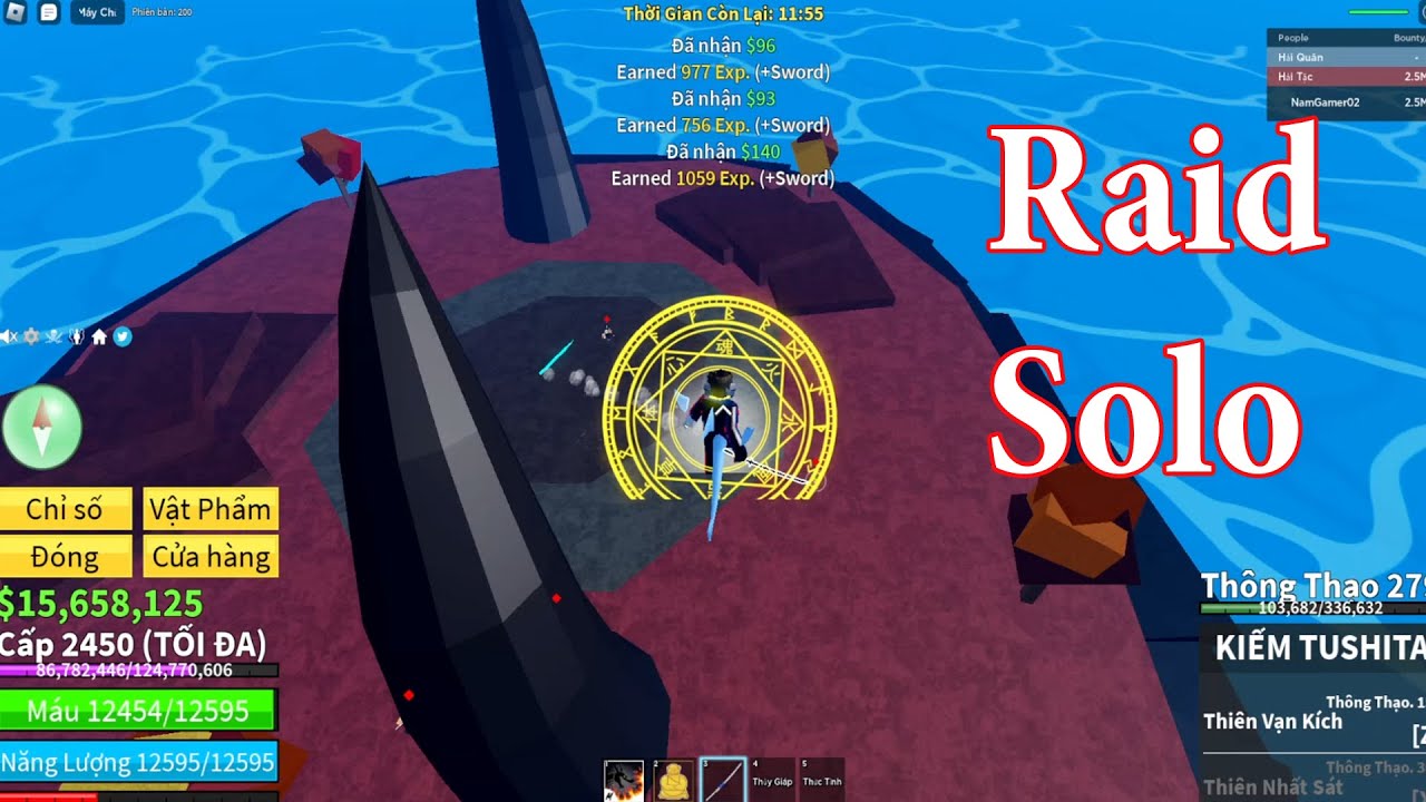 Blox Fruits Thử Thách Đi Raid 1 Mình Xem Có Thắng Không - YouTube