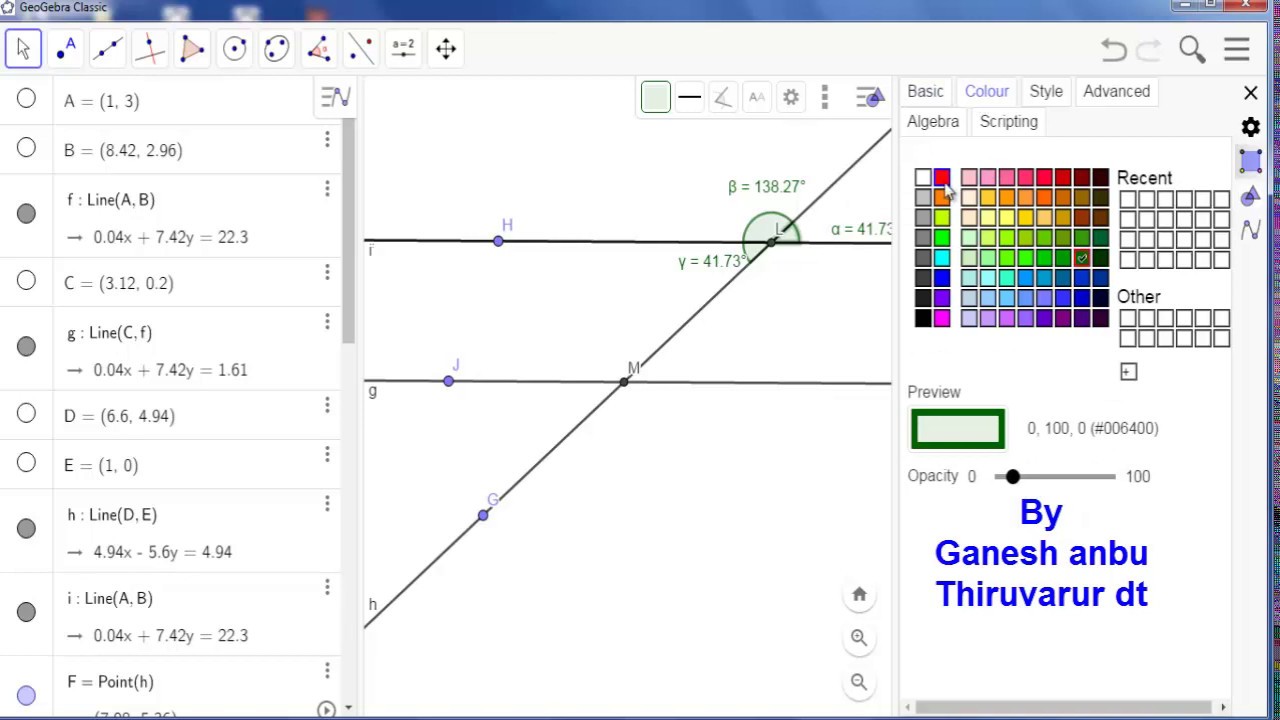 Geogebra Tutorial Part 16 Angle Tools Usage And How To Teach Concepts Geogebra Tutorial Part 16 Angle Tools Usage And How To Teach Concepts