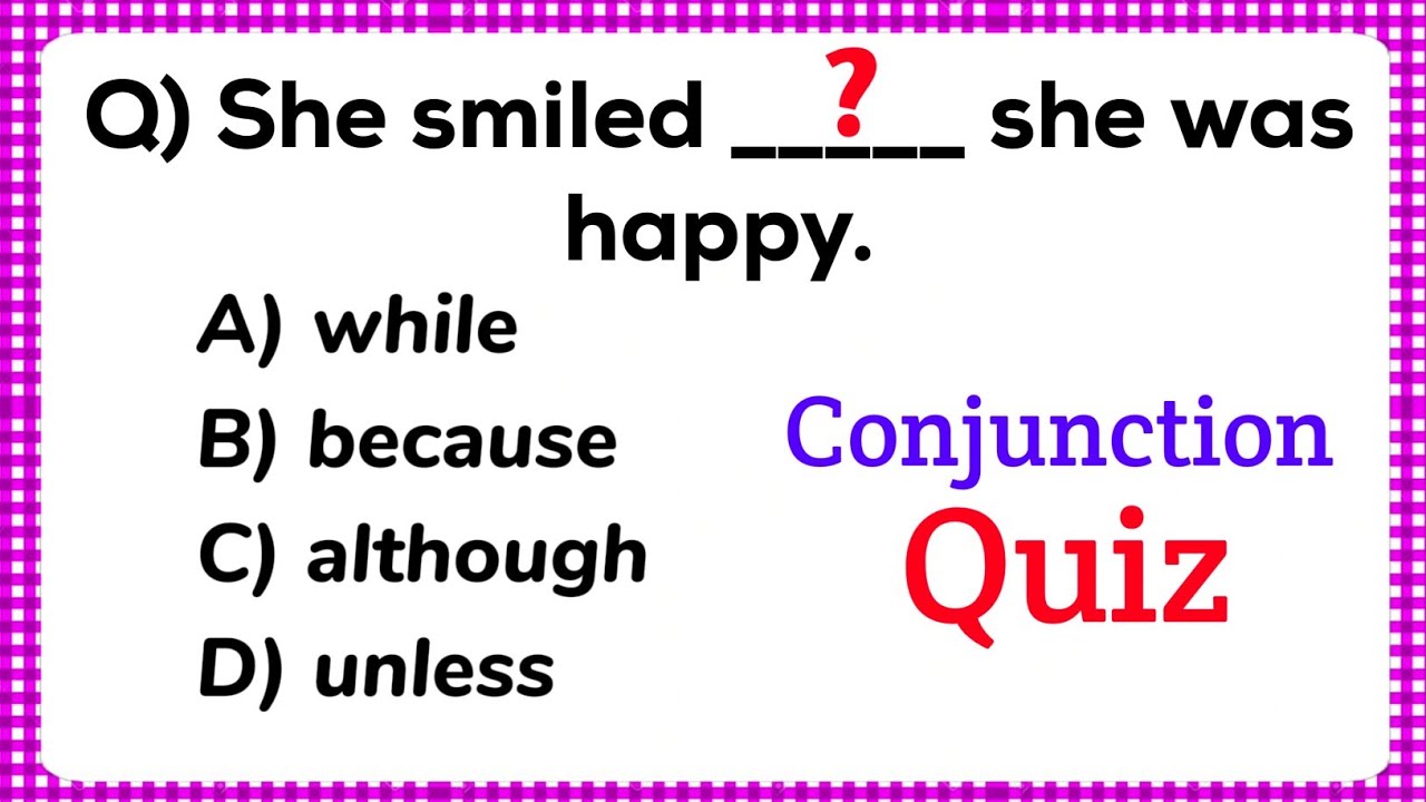 Use of Conjunctions | Part- 2 | Conjunctions in English Grammar | Mock ...