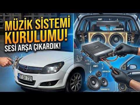 Opel Astra H için detaylı ses sistemi kurulumu