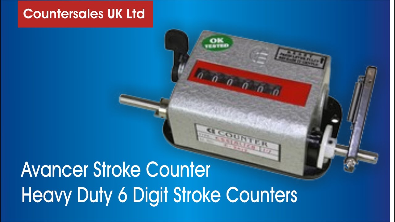 Heavy Duty Mechanical Stoke Counter - YouTube