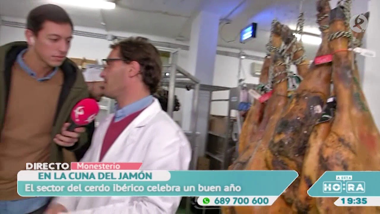 El jamón extremeño hace el agosto en diciembre | A esta hora - YouTube