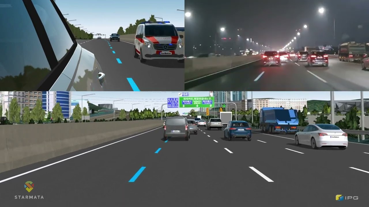 Gyeongbu Expressway(scenario generation) detailed road 3D model for ...