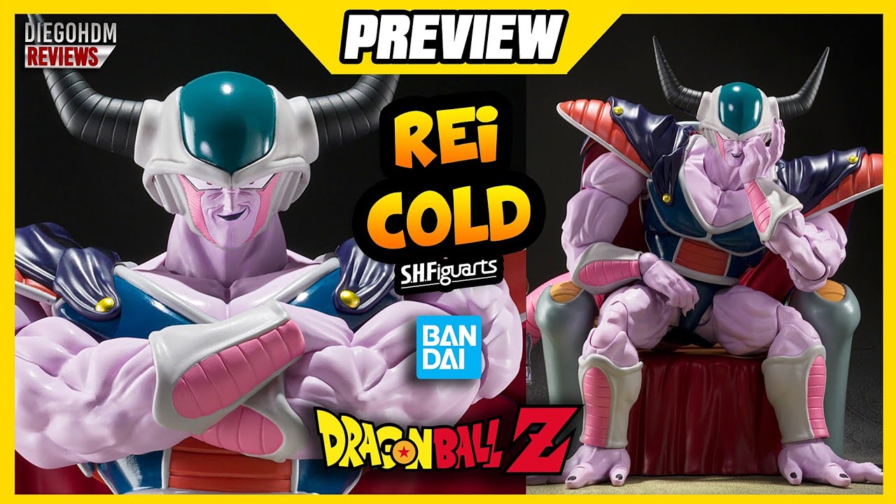 REI COLD DBZ SH Figuarts Bandai King Cold Dragon Ball Z PREVIEW - YouTube