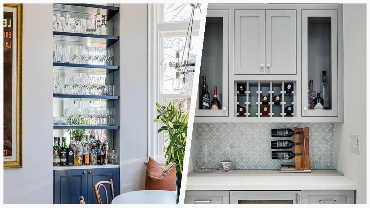 75 Small White Home Bar Design Ideas You'll Love ☆ - YouTube