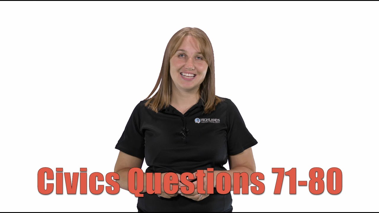 U.S. Citizenship Prep | Civics Questions 71-80 - YouTube