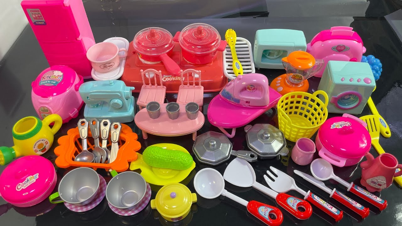 5 Minutes satisfying with unboxing hello kitty kitchen set #8 l ...