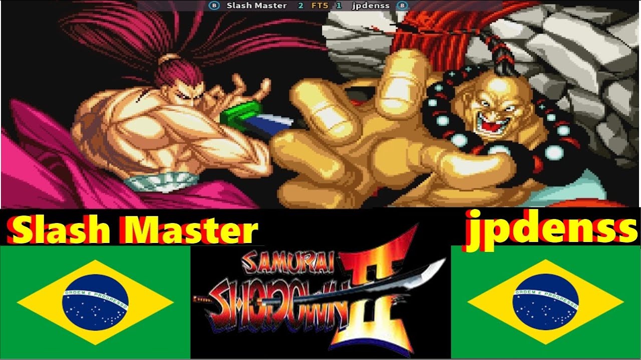 Samurai Shodown II-Slash Master VS jpdenss FT5 - YouTube