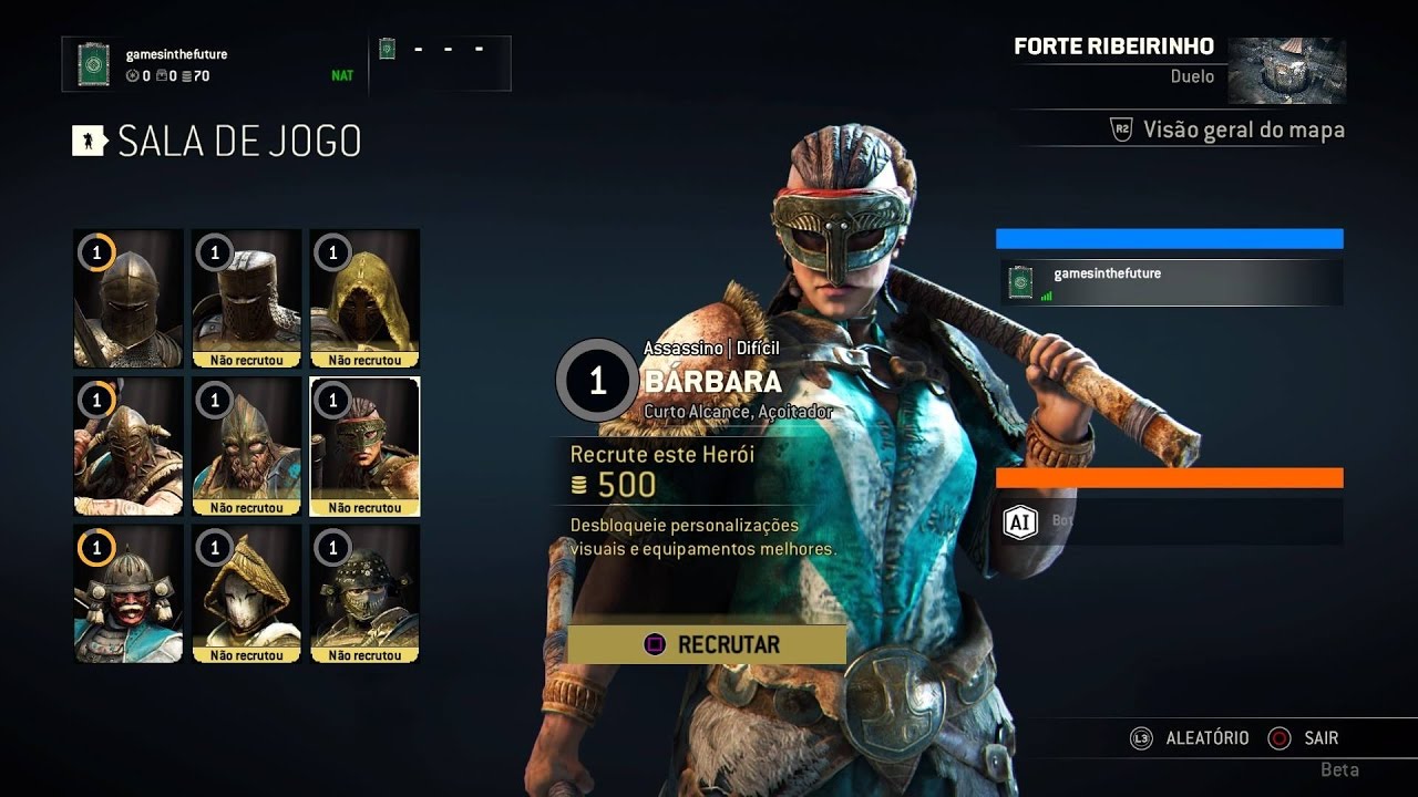 For Honor - Jogando com a Barbara - Clã dos Vikings - 1x1 - YouTube