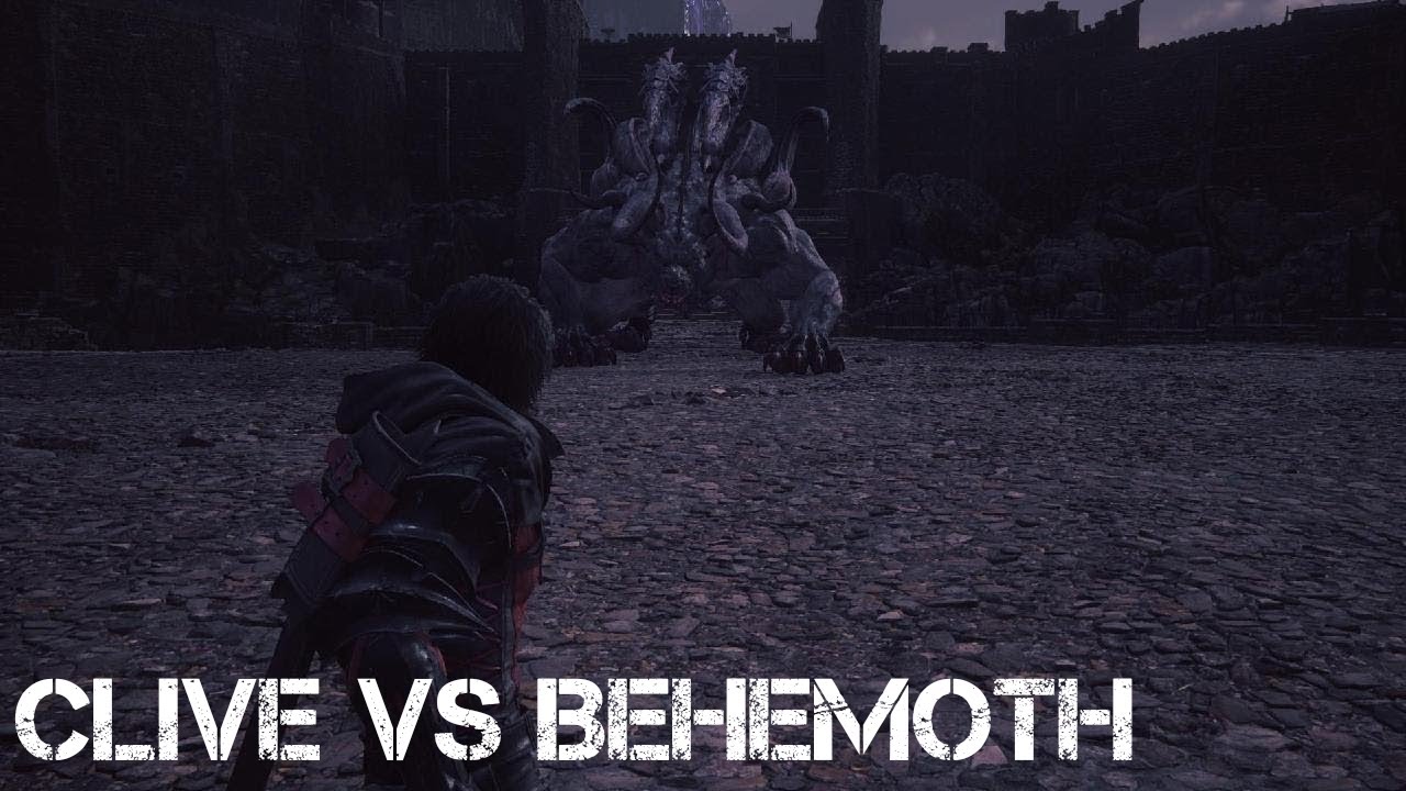 Final Fantasy 16 | Behemoth Boss Fight (PS5 4K) - YouTube