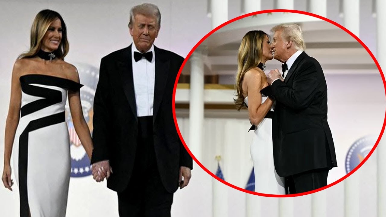 Donald Trump and Melania Trump sent the crowd wild when they share ...