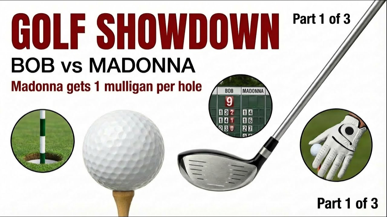 Bob vs Madonna Mulligan Golf Match Part 1 - YouTube