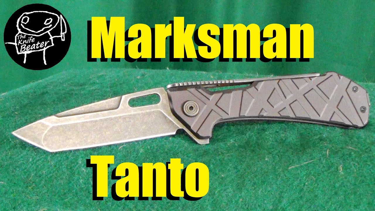 Buck Marksman Tanto 0831 Knife Review - YouTube