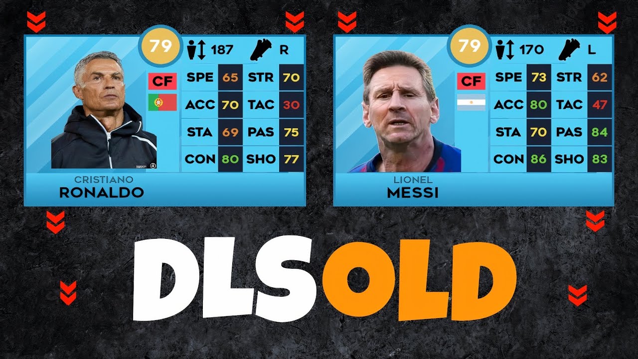 DLS 23 | PLAYERS NOW AND IN OLD AGE 🥺 | DREAM LEAGUE 2023 (leo messi ...