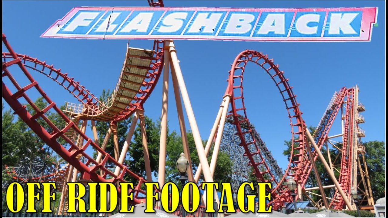 Flashback at Six Flags New England Off-Ride Footage (No Copyright ...