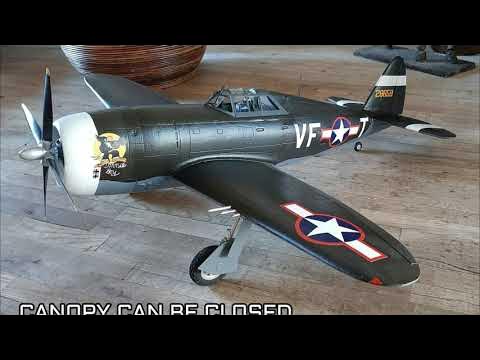 Eflite P 47 FPV CAMERA FOV CHECK - YouTube