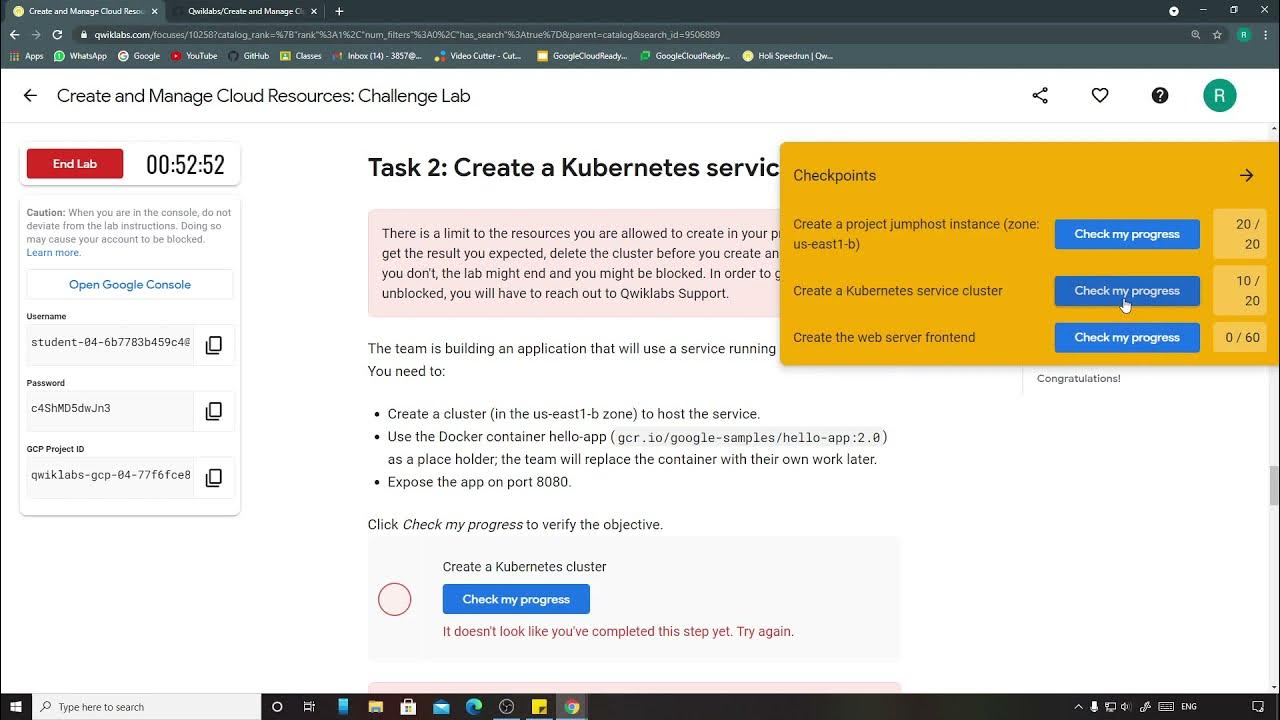 Create and Manage Cloud Resources Challenge Lab | Qwiklabs [GSP313] - YouTube