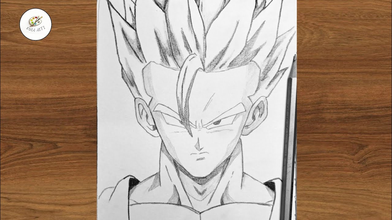 How to draw Gohan Beast | step by step | Drawing anime Dragon Ball ...