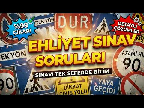 🔴 EHLİYET SINAVINI 2026'DA TEK SEFERDE GEÇ! #ehliyetsınavsoruları2026