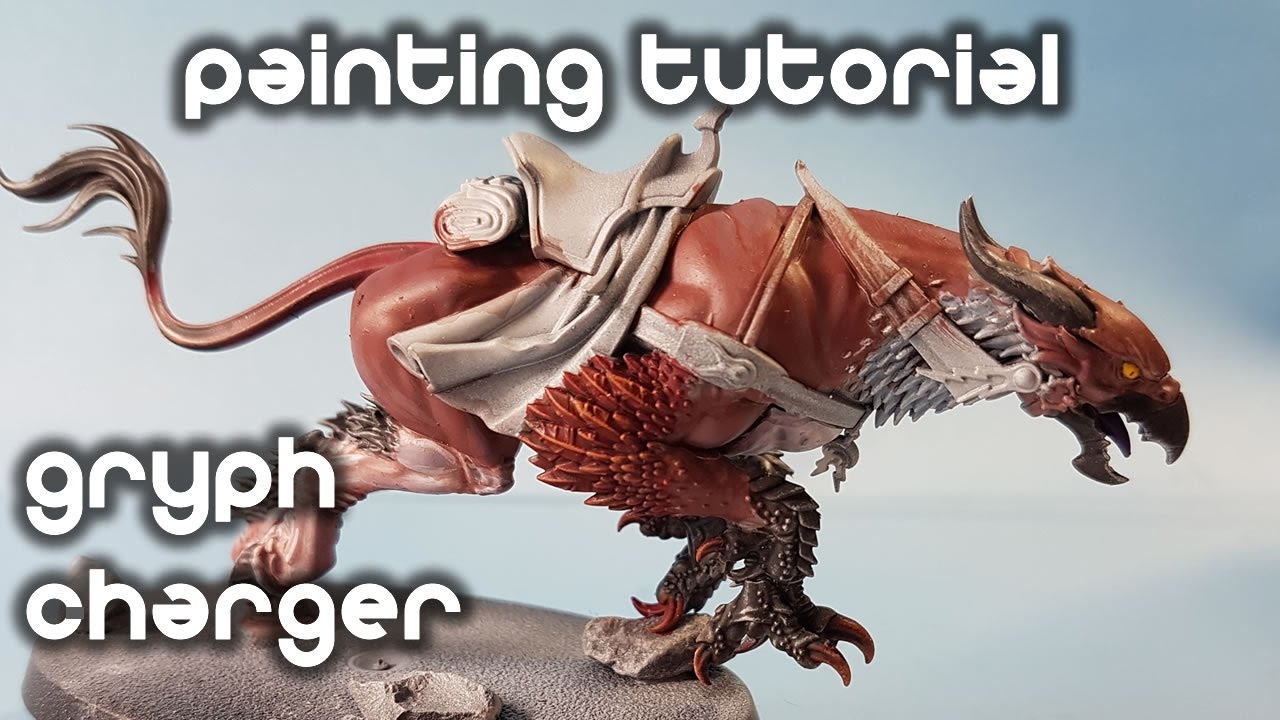 How to Paint a Gryph Charger for Stormcast Eternals - YouTube