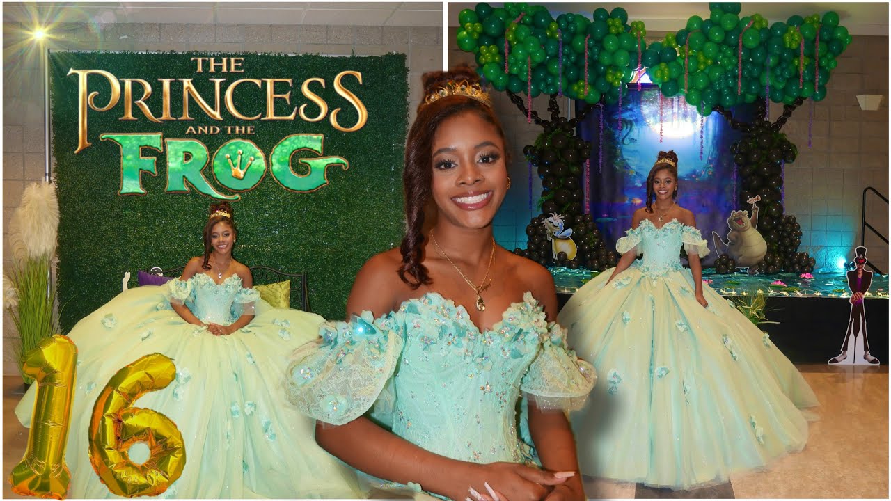 Princess and the Frog Sweet Sixteen | Corynn's Palace - YouTube