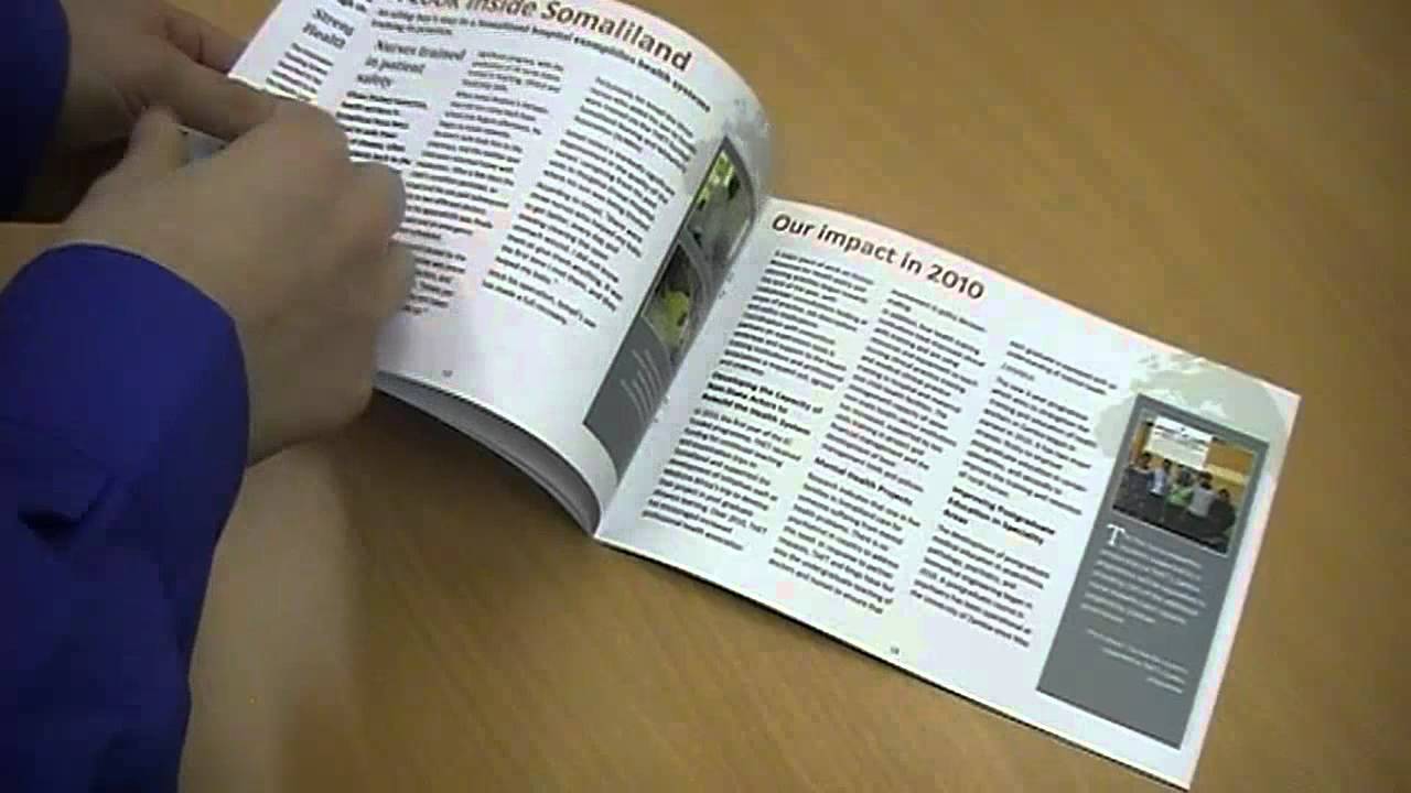 A5 Landscape Brochure Example - Printmeit.com - YouTube