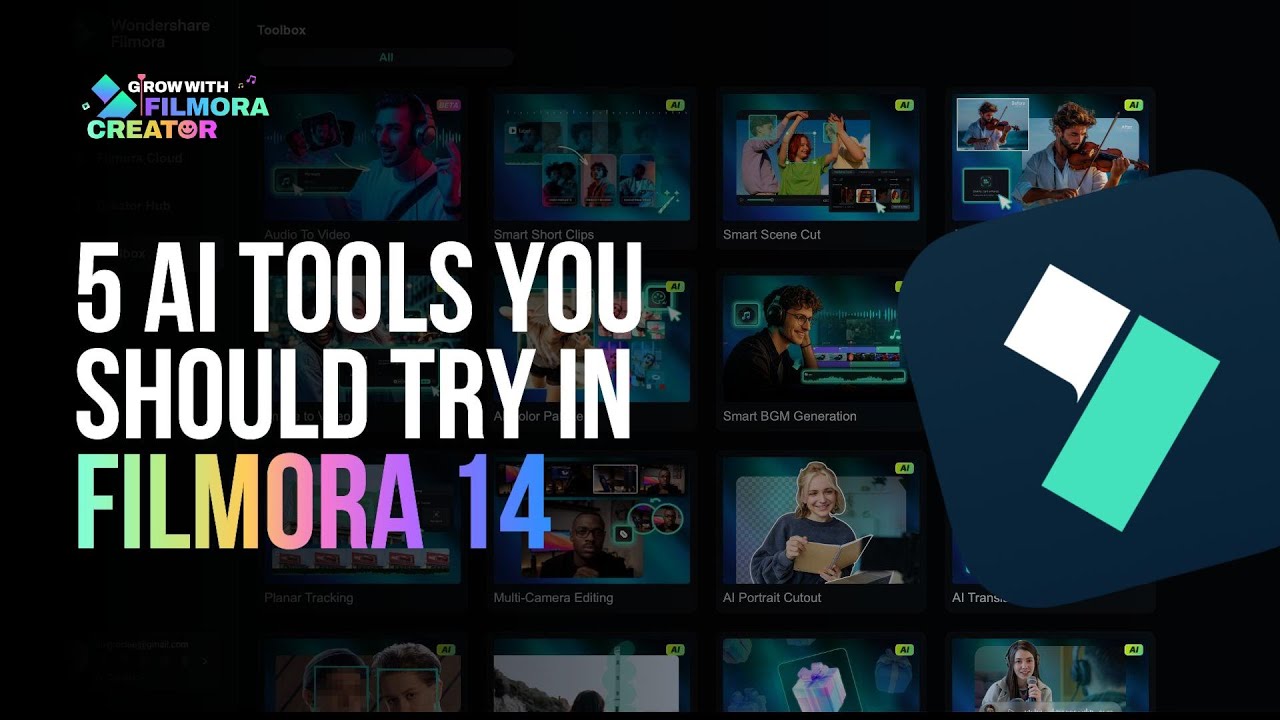 5 AI TOOLS YOU SHOULD TRY | Filmora 14 - YouTube