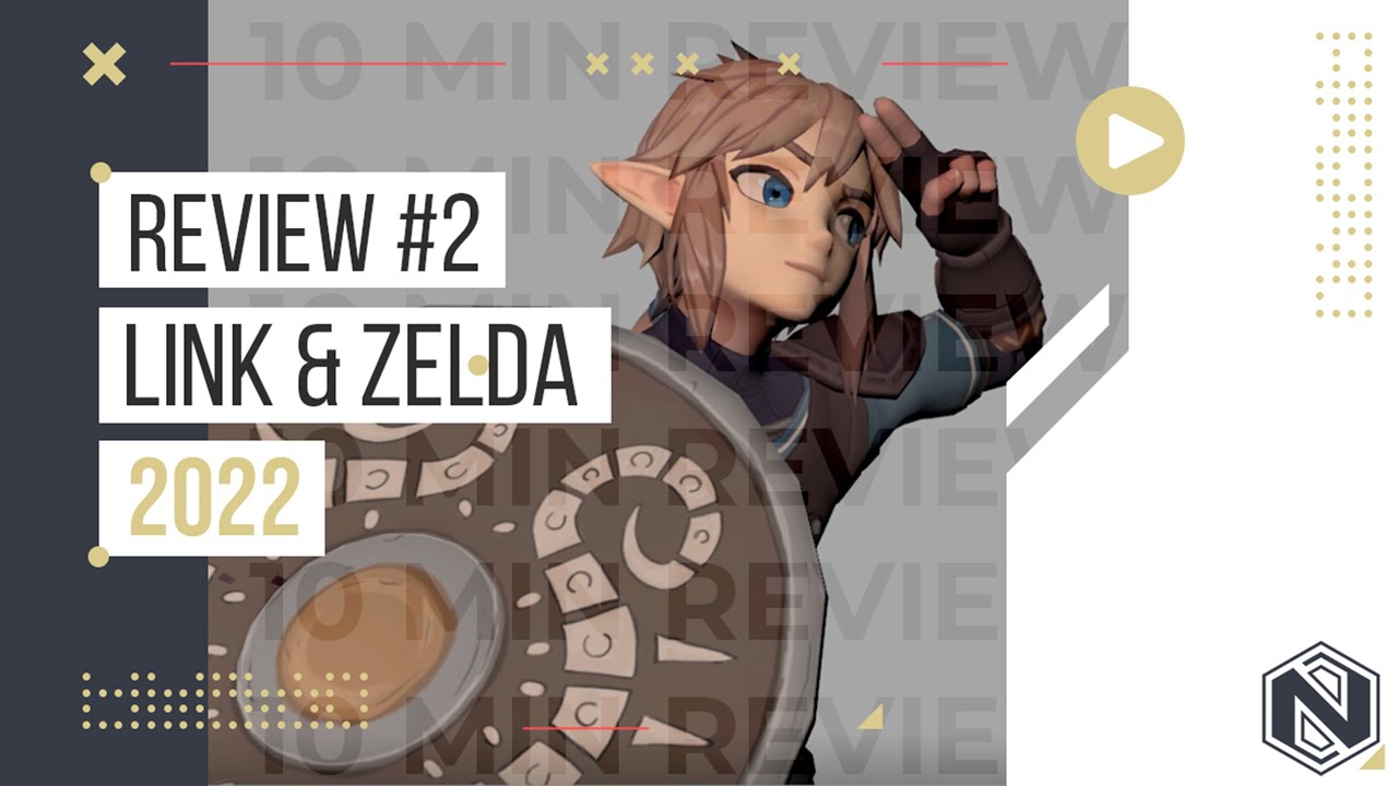 Animation Review #2 - Link and Zelda Acting Shot - YouTube