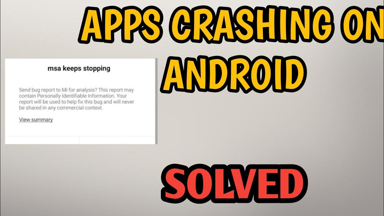 Fix Android Apps Crashing All Problem Solved - YouTube