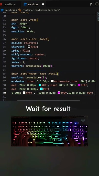 Card Hover Animation Webdesign Coding Html Ytshorts Css Webdevelopment Shorts Youtube