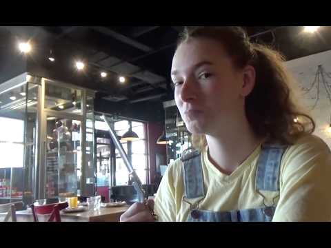 Lingerie Model has new profession... Cutting pizza SLICES