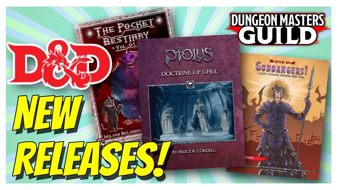D&D New Releases ep. 29 Nov 12-18, 2021 Dungeons & Dragons DM's Guild ...