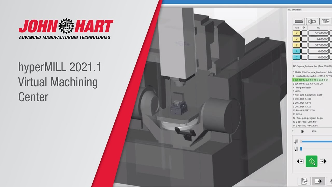 hyperMILL 2021.1 - Virtual Machining Center - YouTube