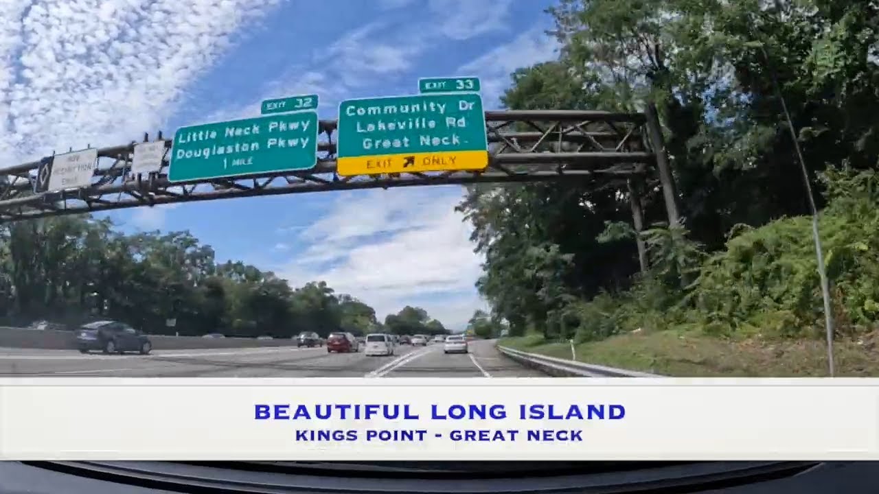 Driving Around Beautiful Long Island | Kings Point | Great Neck - YouTube