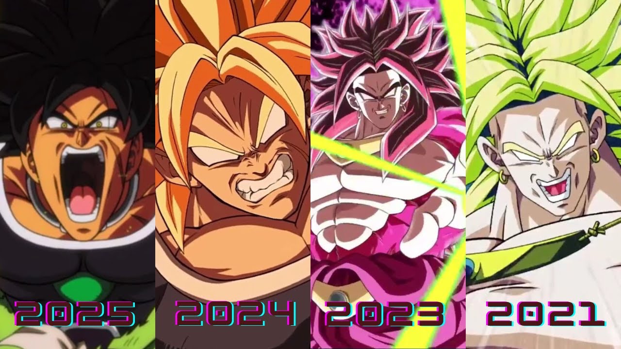 Evolution of Broly Animations 2015-2025 DBZ Dokkan Battle - YouTube