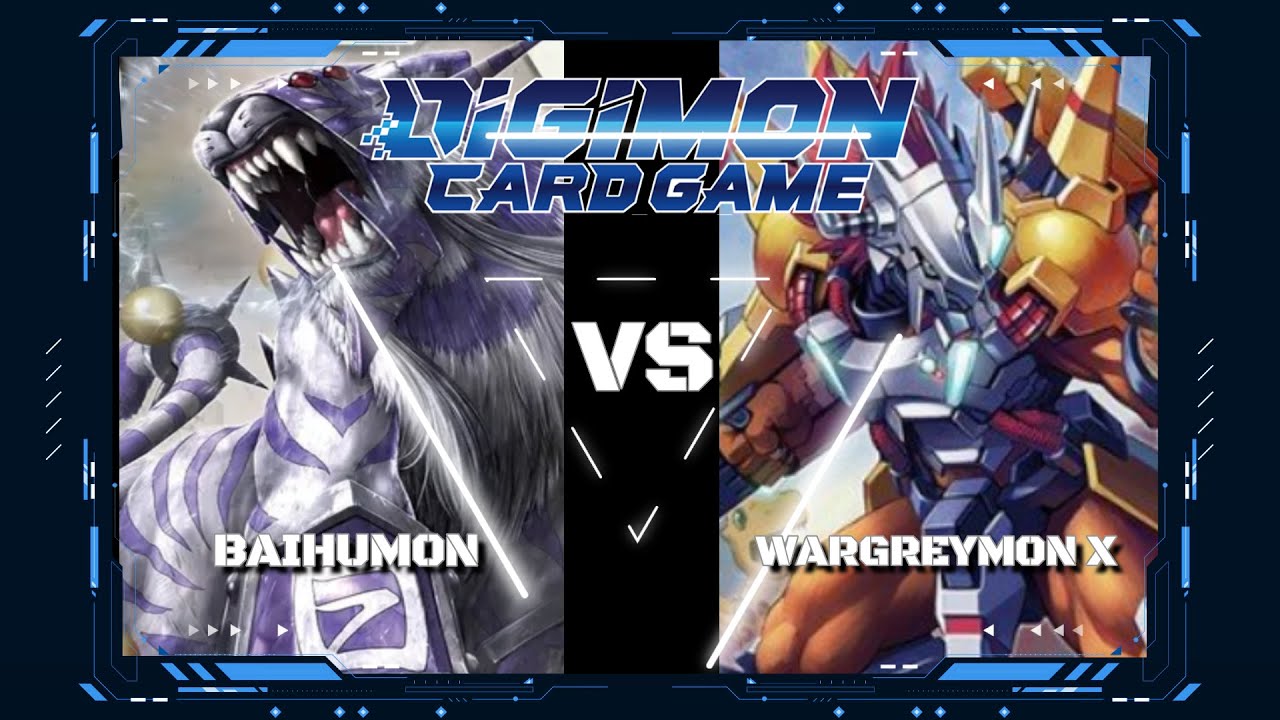 Baihumon vs Greymon X (Digimon TCG BT-9) - YouTube