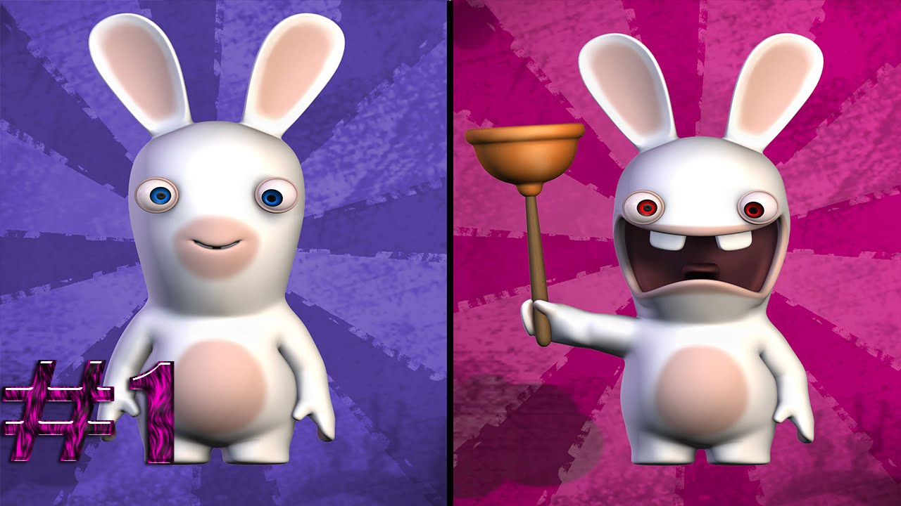 Rayman Raving Rabbids #1 {Лети бурёнка} - YouTube