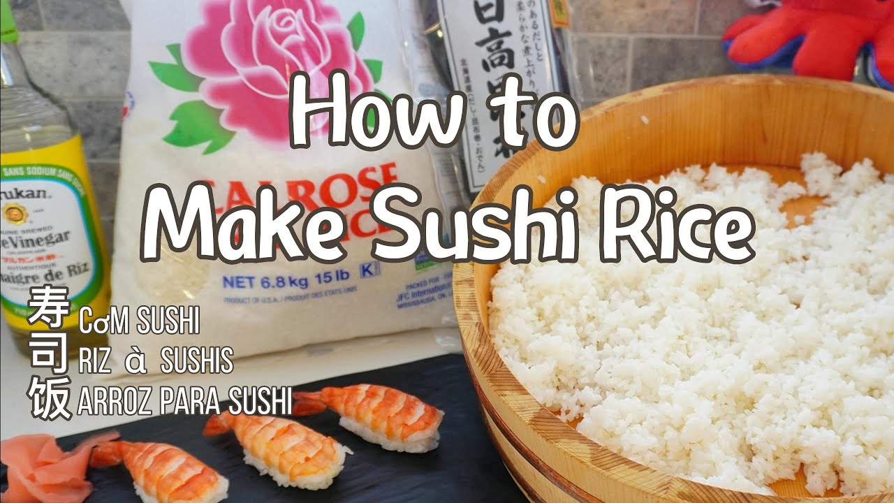 How to make sushi rice in a pot 壽司醋飯 正宗做法 how to cook perfect sushi ...