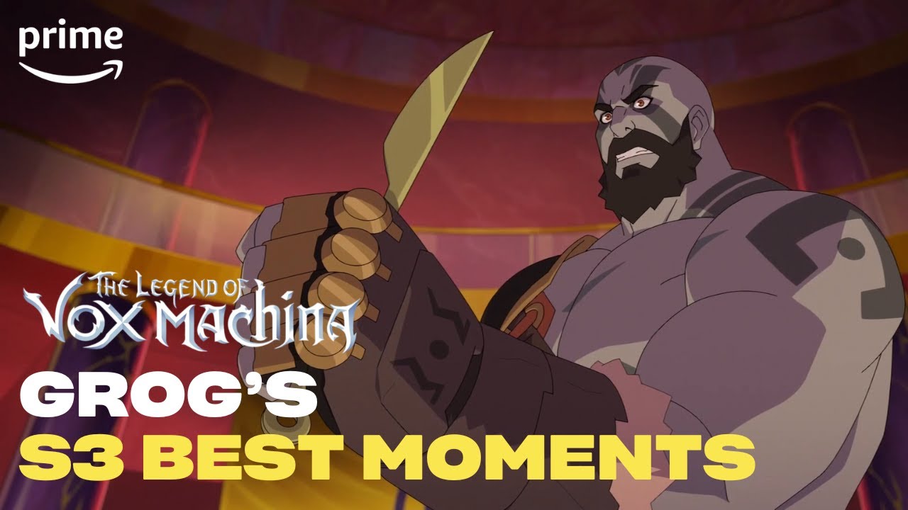 Grog Being Grog for almost 4 Mins Straight | The Legend of Vox Machina ...