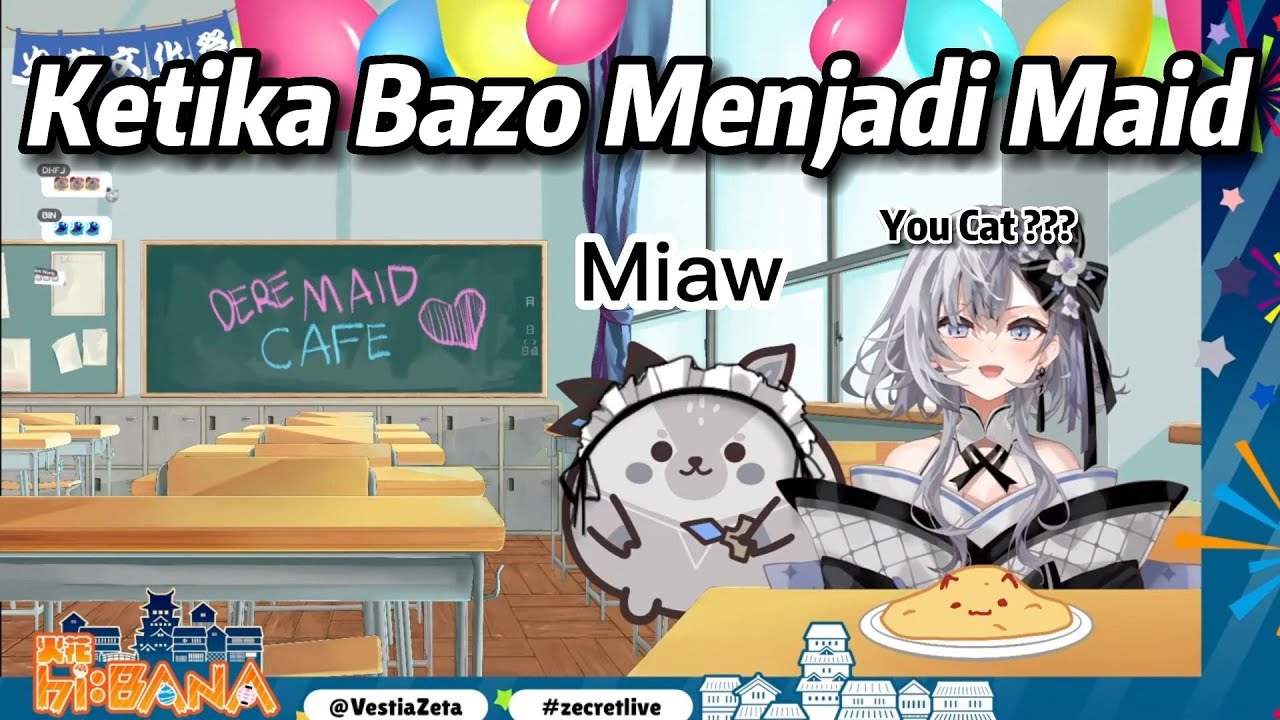 Moment Zeta Kaget Lihat Ketika Bazo Menjadi Maid ! 【Vestia Zeta】 - YouTube