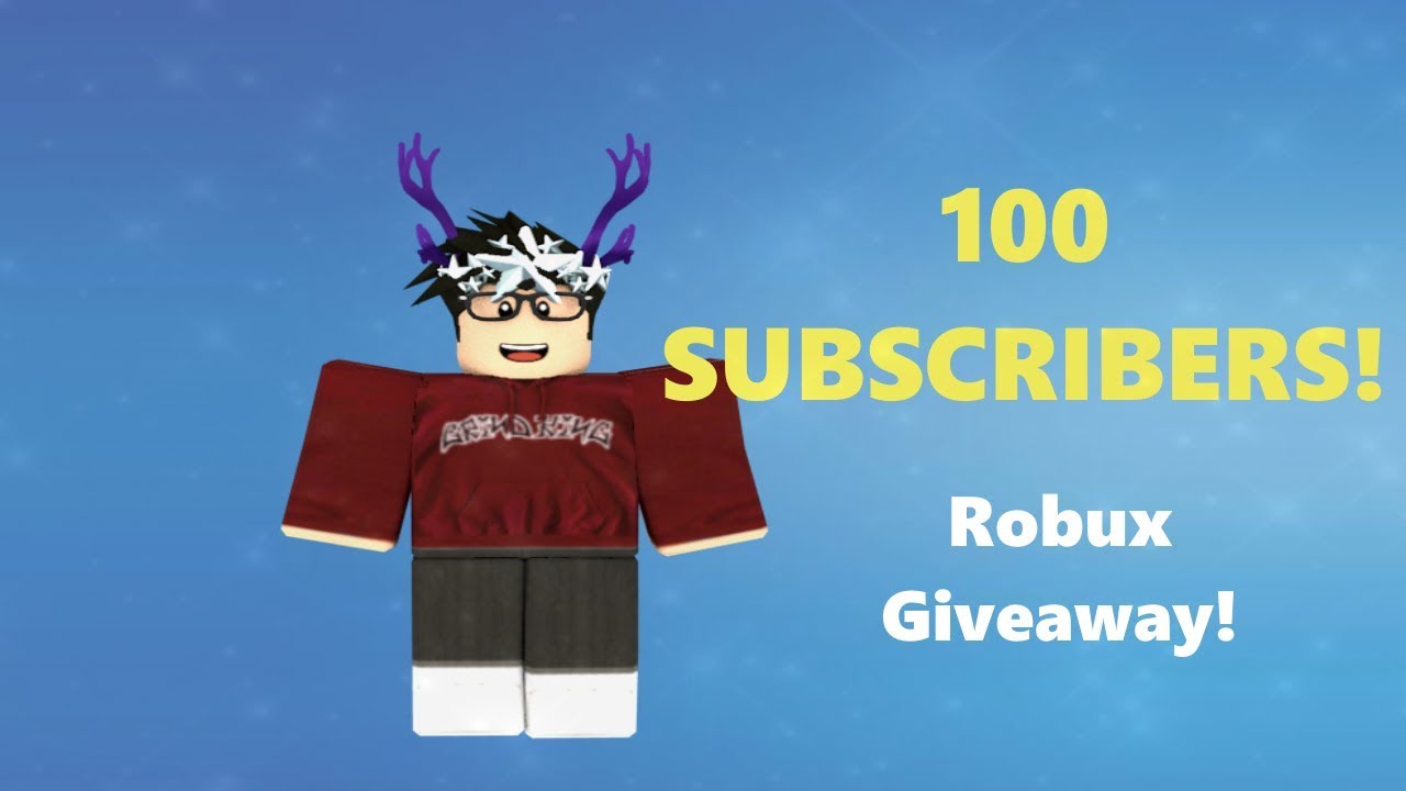 100 SUBSCRIBERS SPECIAL | ROBUX GIVEAWAY - ROBLOX - YouTube