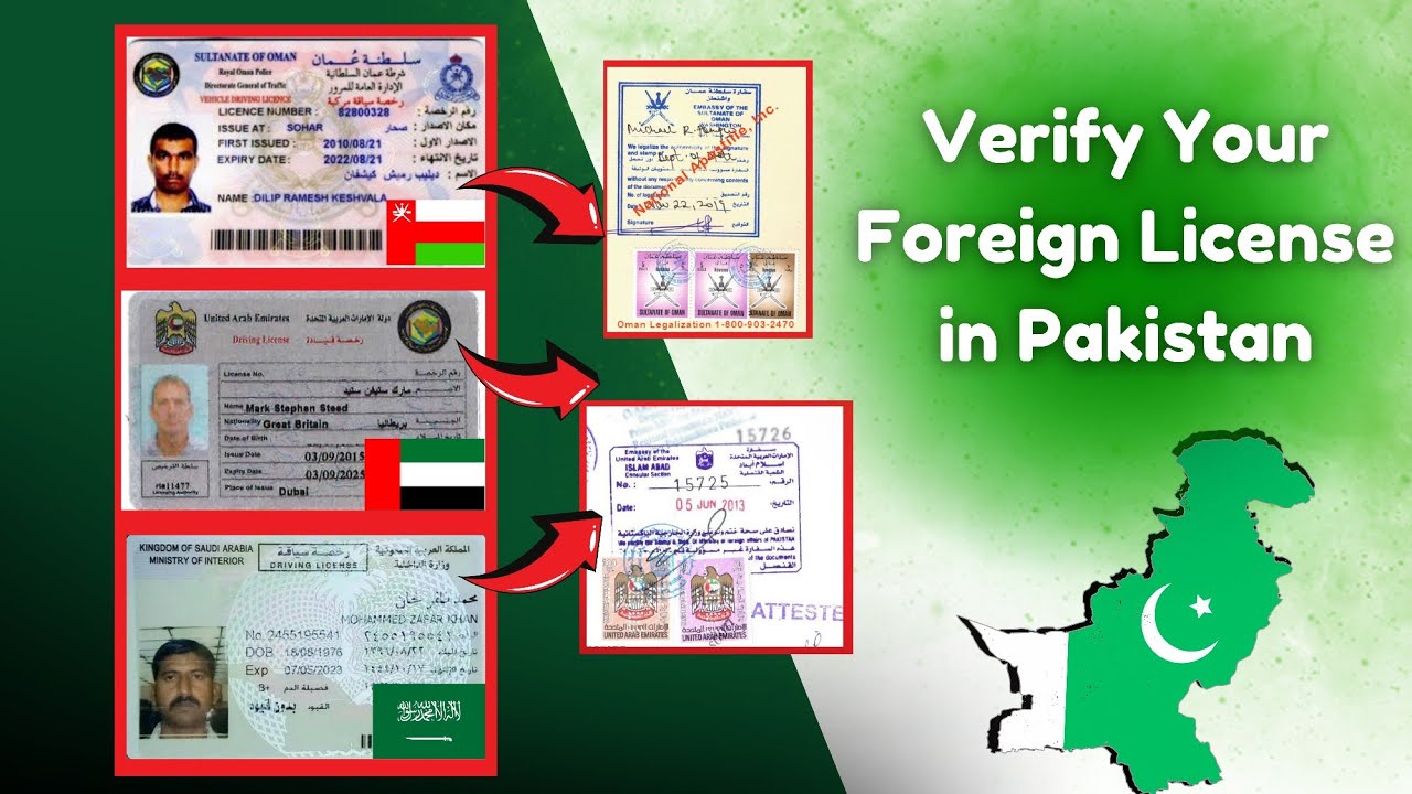MOTORWAY Driving License for Overseas | Foreign Driving License ...