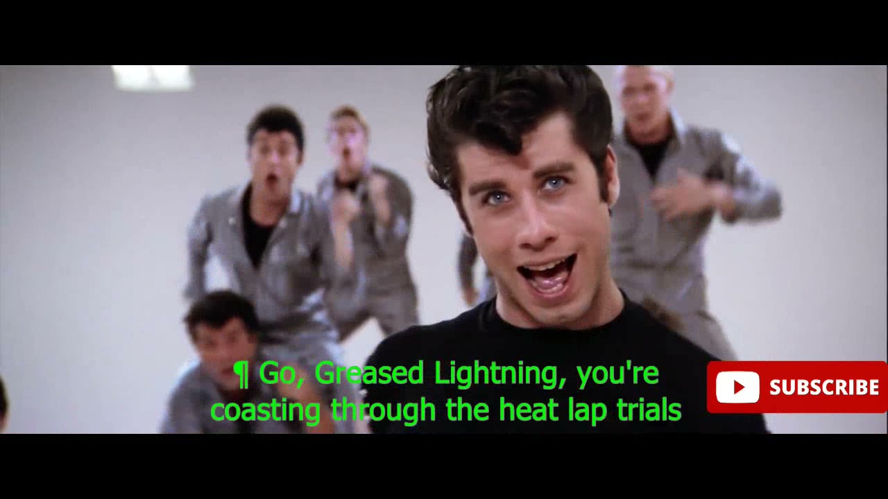Grease (1978) - Greased Lightning Grease with subtitles - YouTube