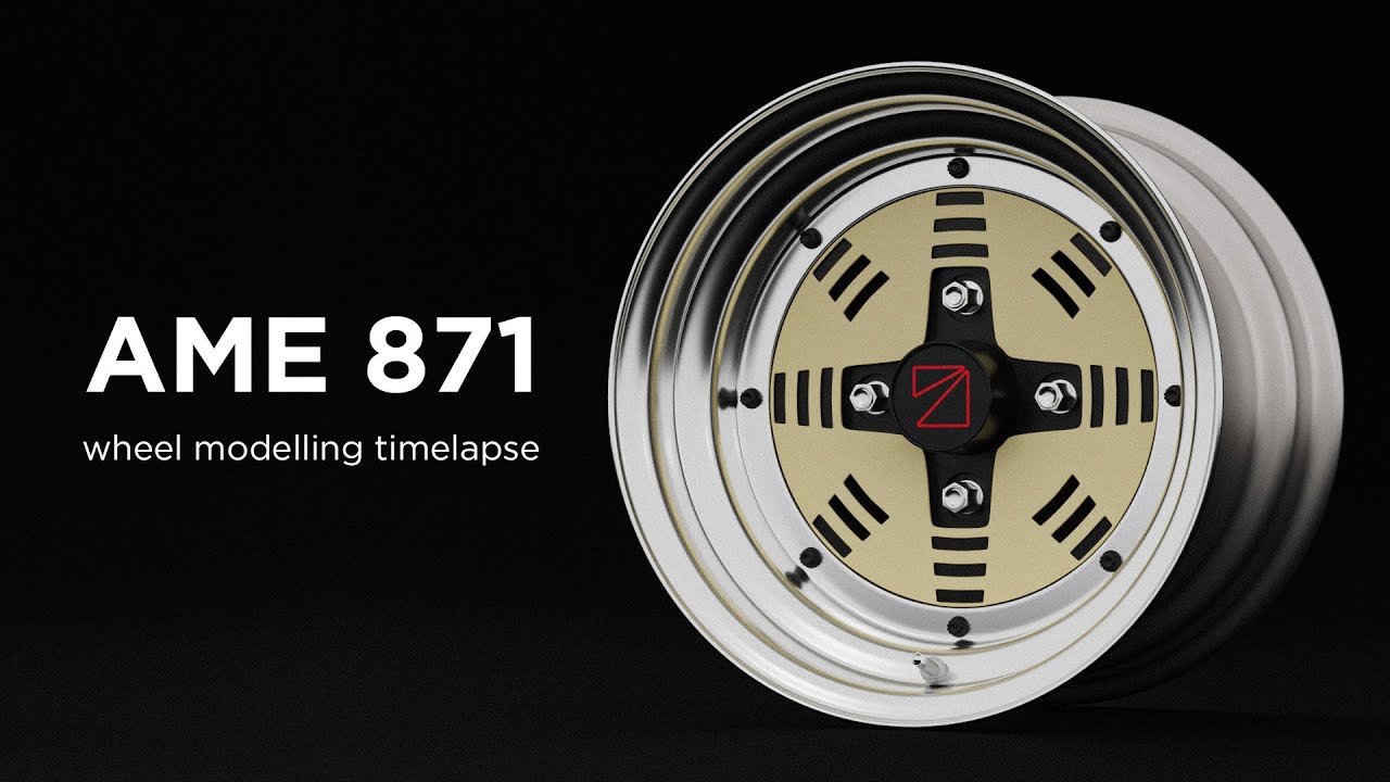 AME 781 - Wheel Modelling Timelapse - YouTube