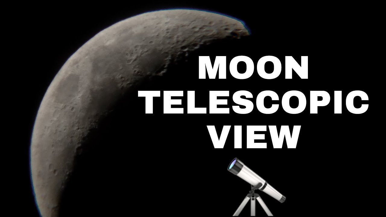 Moon surface-Telescopic view- Galilean Telescope -Ameture Astronomy ...