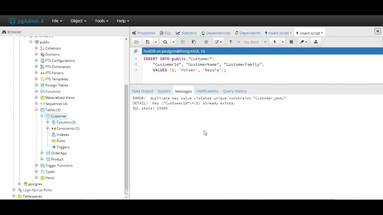 05 Delete Insert in PostgreSQL - YouTube