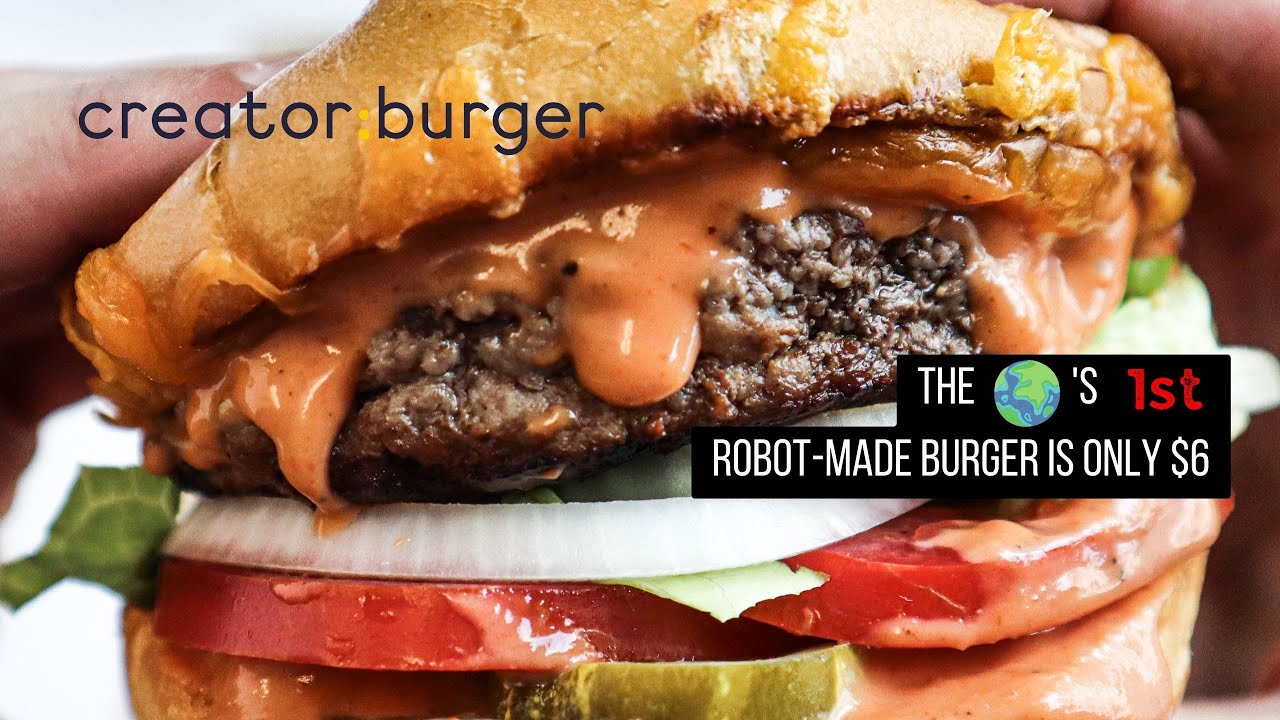 This Robot-made Burger is only $6. And it's 🔥🔥🔥 - YouTube
