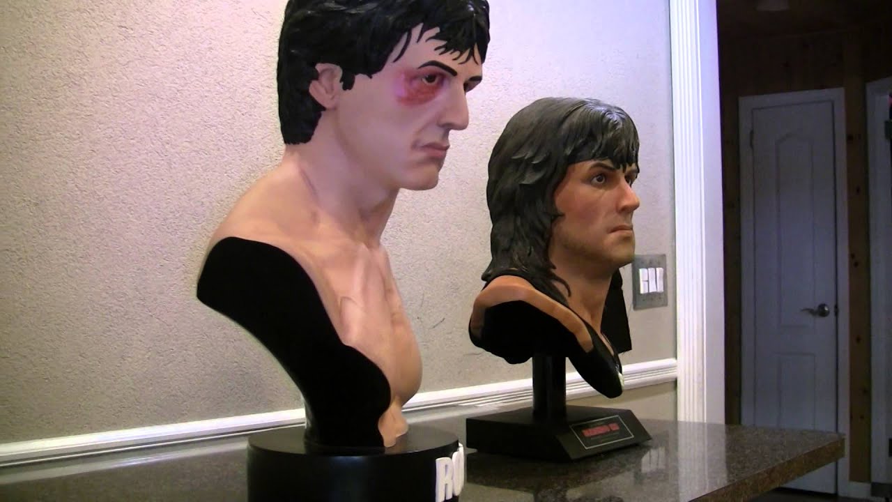 ROCKY AND RAMBO 3 - LIFE SIZE BUST 1:1 - YouTube