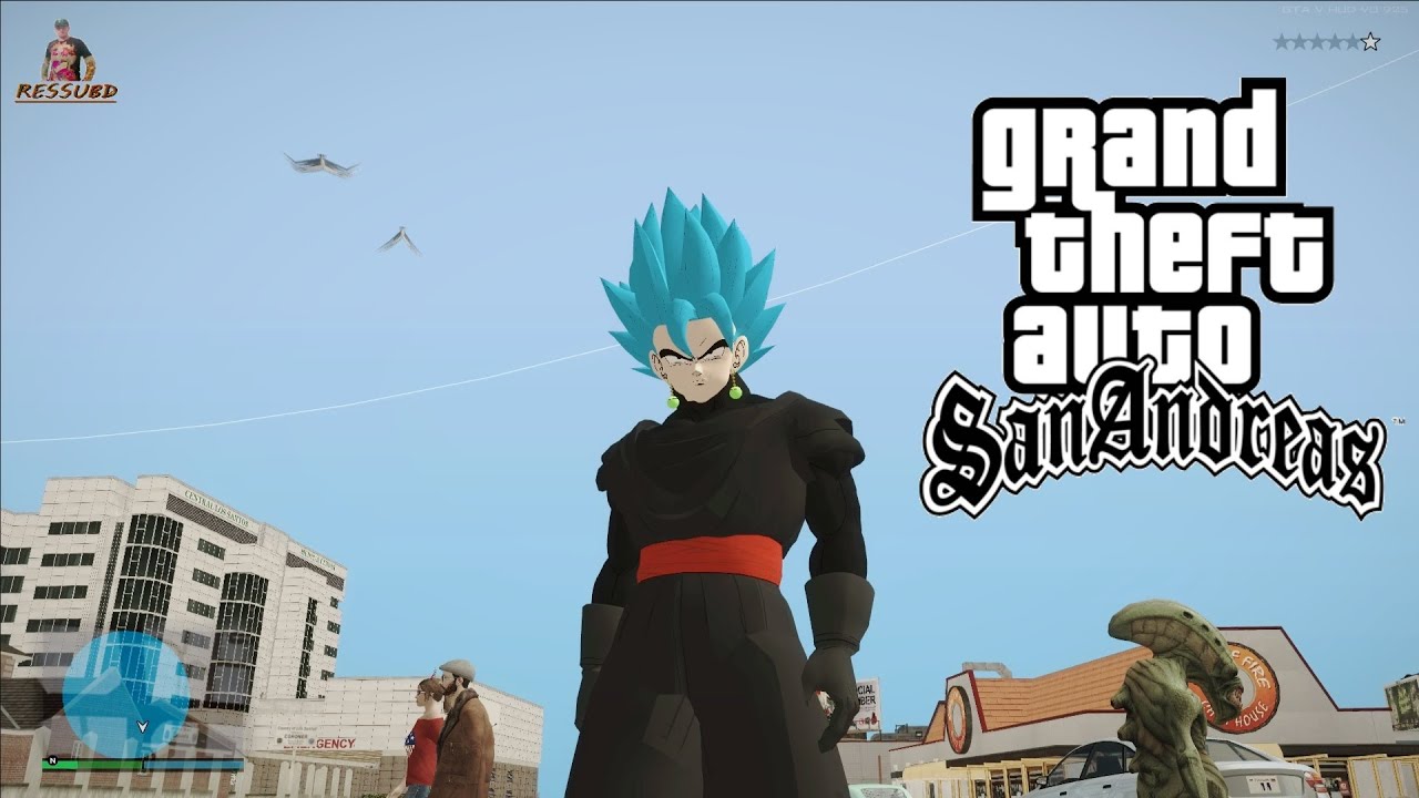 GOKU BLACK FUSION POTARA GOKU SUPER SAYAJIN BLUE SKIN V2 GTA SA FULL HD ...