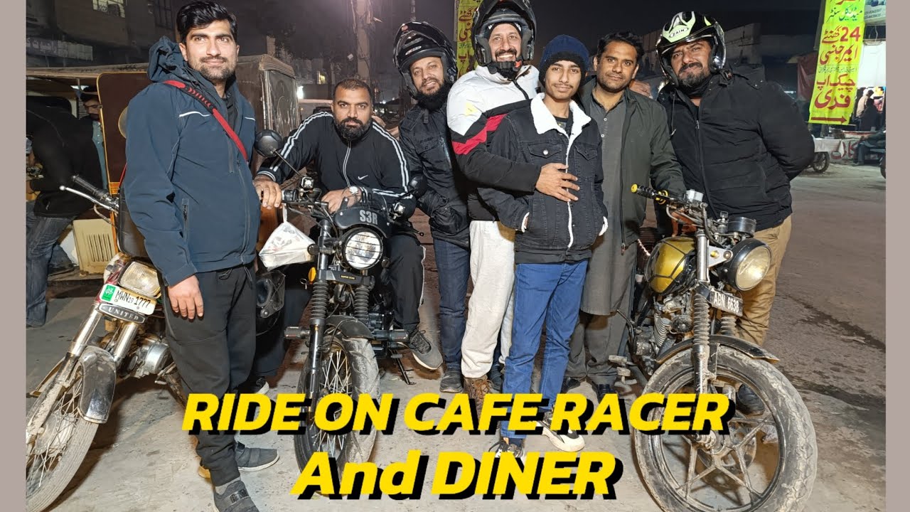 RIDE ON CAFE RACERS AND DINNER PARTY WITH FRIENDS 😘💗 - YouTube